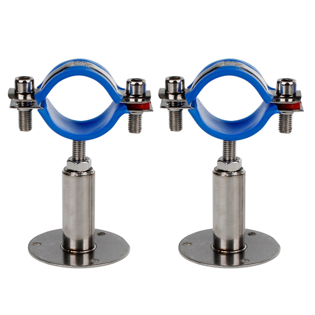 TUIBELYN 2pcs Adjustable Stainless Steel Hose Clamps Water Pipe Clips ...