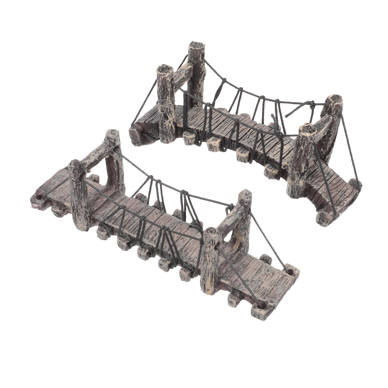 TUIBELYN 2pcs Bridge Statue DIY Landscaping Resin Bridge Shape Bonsai ...