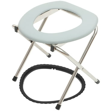 Medline 3-in-1 Steel Bedside Commode, Standard Seat, Sturdy Folding ...