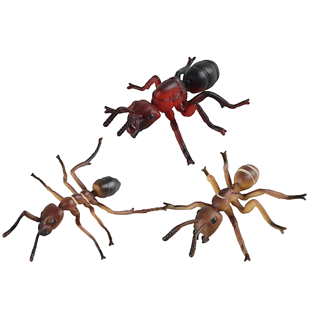TUIBELYN 3 Mini Ant Figurines Metal & Plastic Garden Decor - Walmart.com