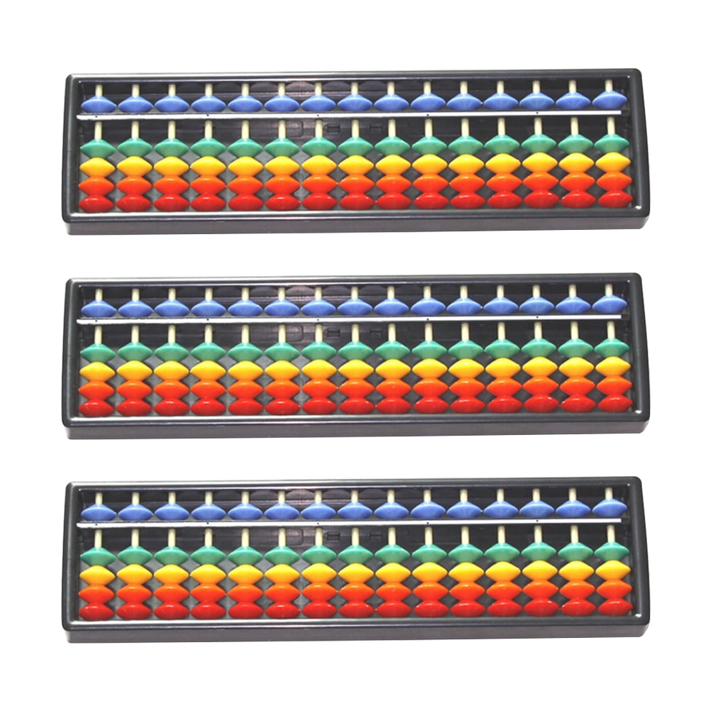 TUIBELYN 3pcs 15 Digits Rods Abacus Children Math Leaning Abacus Brain ... TUIBELYN 3pcs 15 Digits Rods Abacus Children Math Leaning Abacus Brain ...