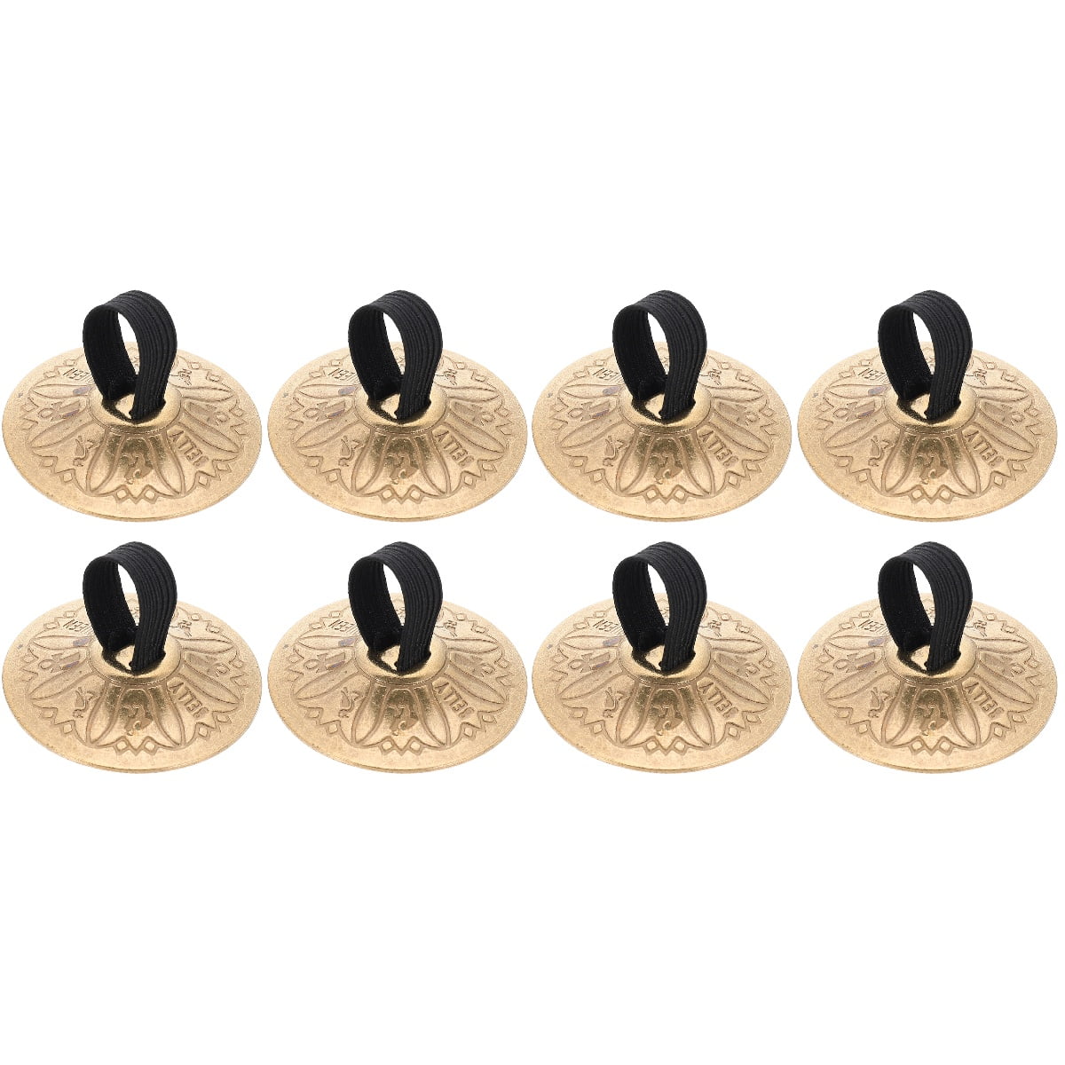 TUIBELYN 4 Pairs Finger Cymbals Belly Dancing Musical Finger ...