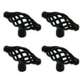 TUIBELYN 4pcs Alloy Door Knobs Nordic Bird Cage Design Pull Handle ...