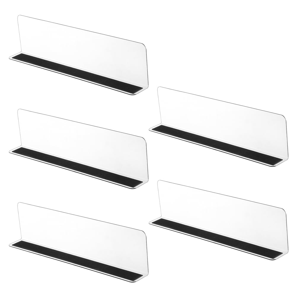 TUIBELYN 5Pcs Plastic Magnetic Shelf Dividers for Closet, Bathroom ...