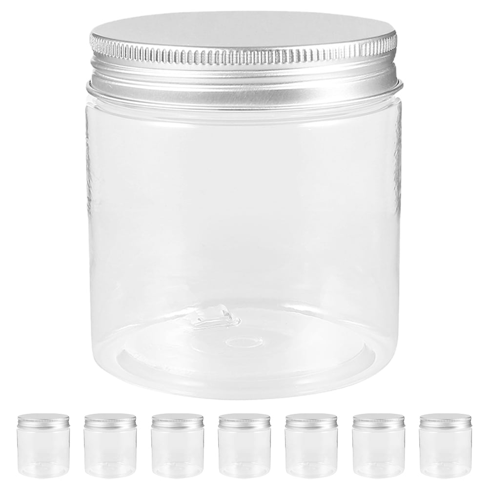 TUIBELYN 8pcs Storage Jars Spice Jars with Lids Jam Storage Clear ...