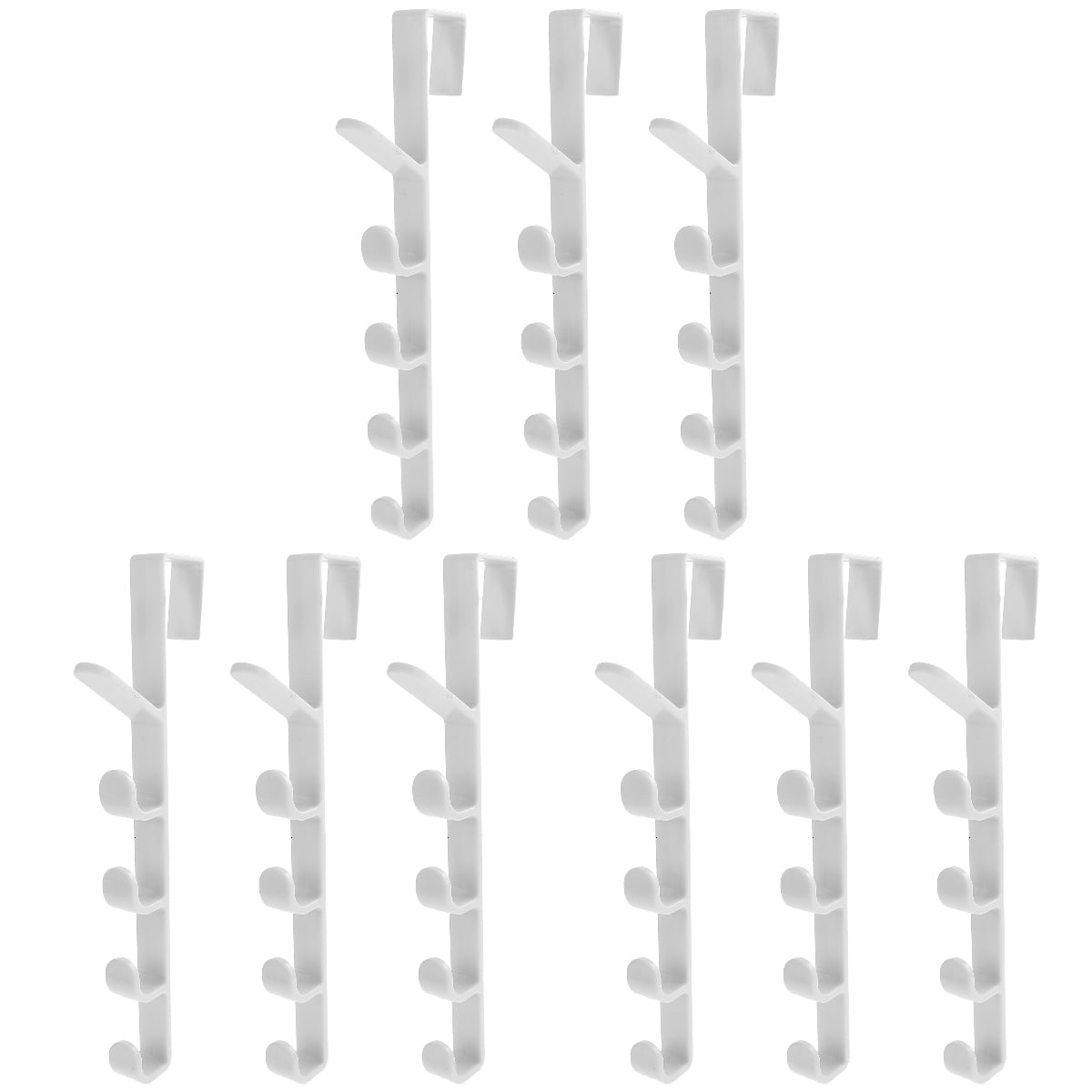 TUIBELYN 9 pcs Over Door Hook Hangers Door Back Hook Hangers Door Back ...