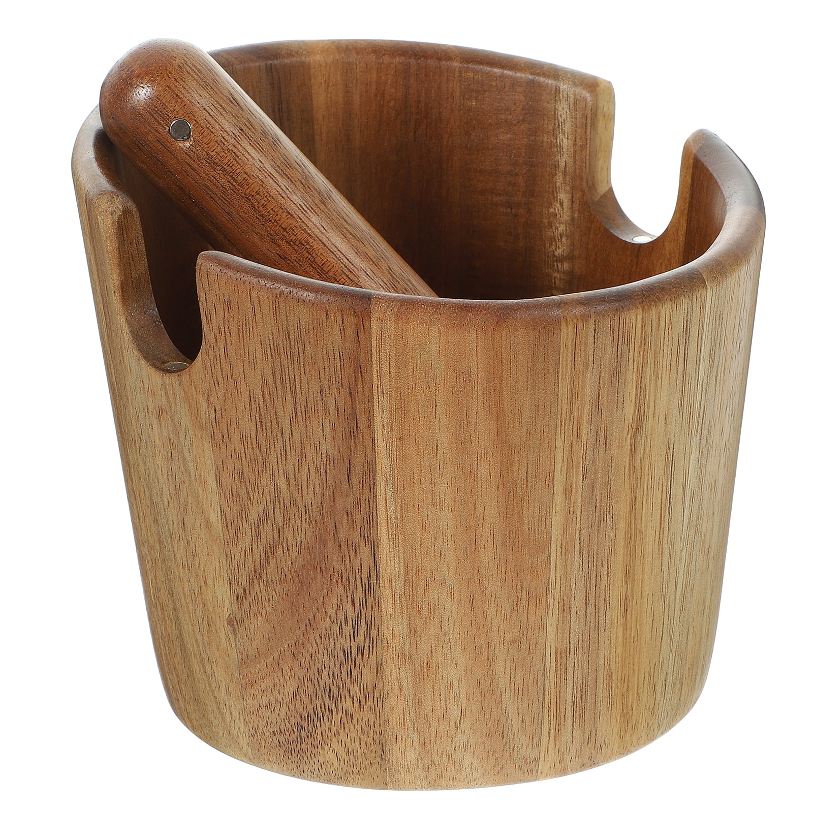 TUIBELYN Coffee Knocking Box Wooden Coffee Powder Espresso Knock Ground ...