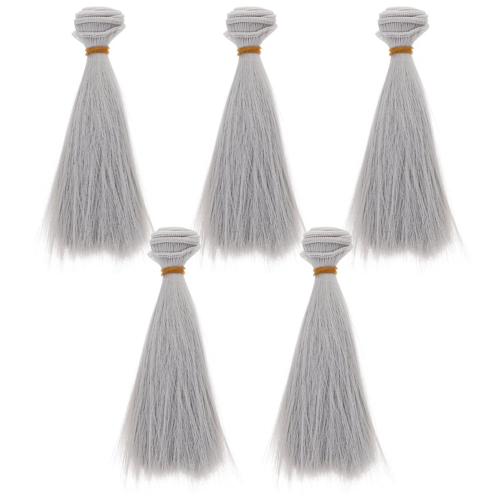 TUIBELYN Doll Hair Wig Wefts Craft Kit for Dolly Figurine (5pcs ...