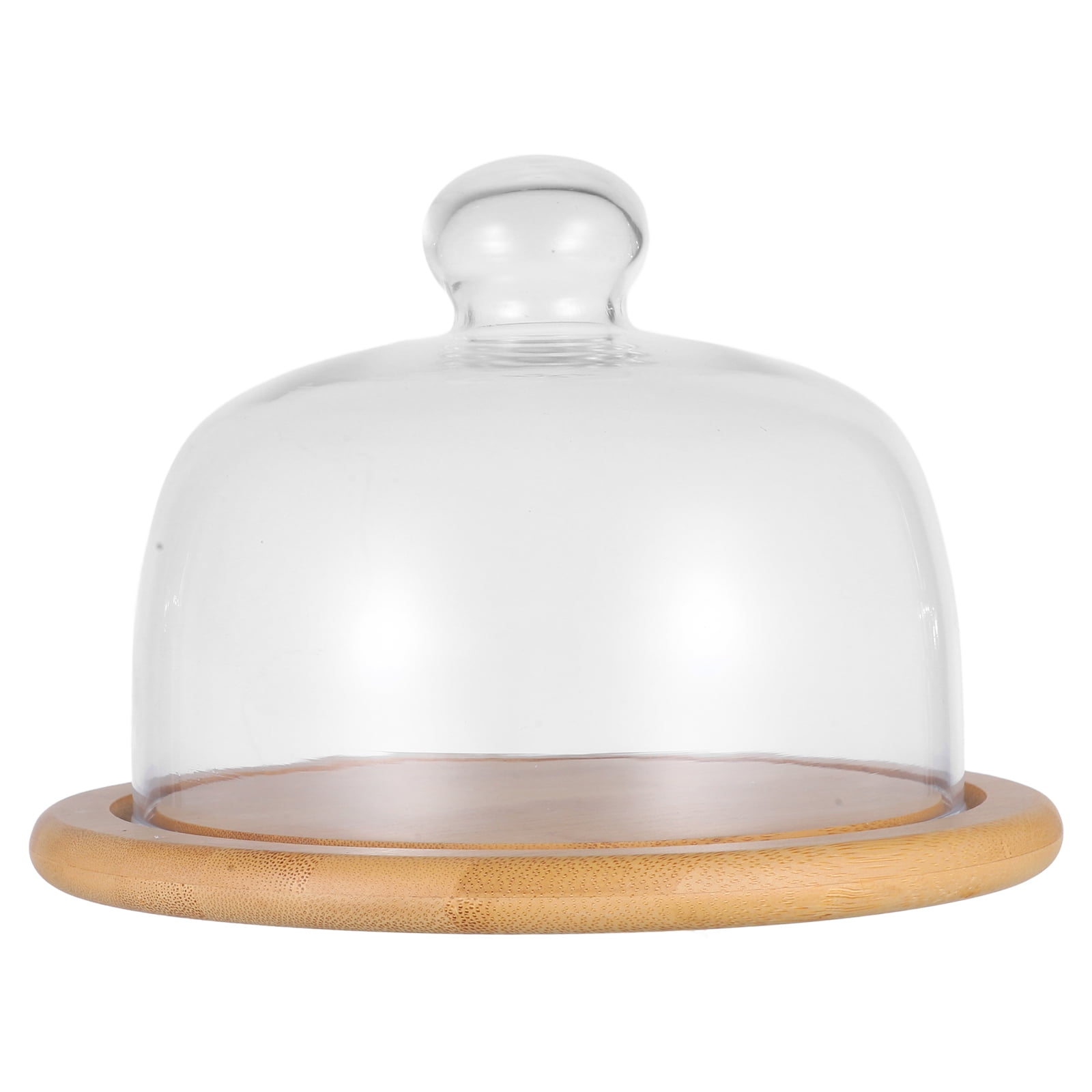 TUIBELYN Food Tent Glass Cloche Cake Plate with Dome Cover - Walmart.com