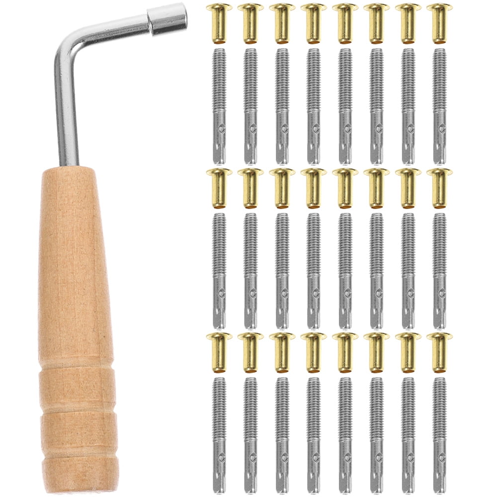 TUIBELYN Lap Harp Lyre Tuning Kit 24 Pins & Wrench for Small Harp ...