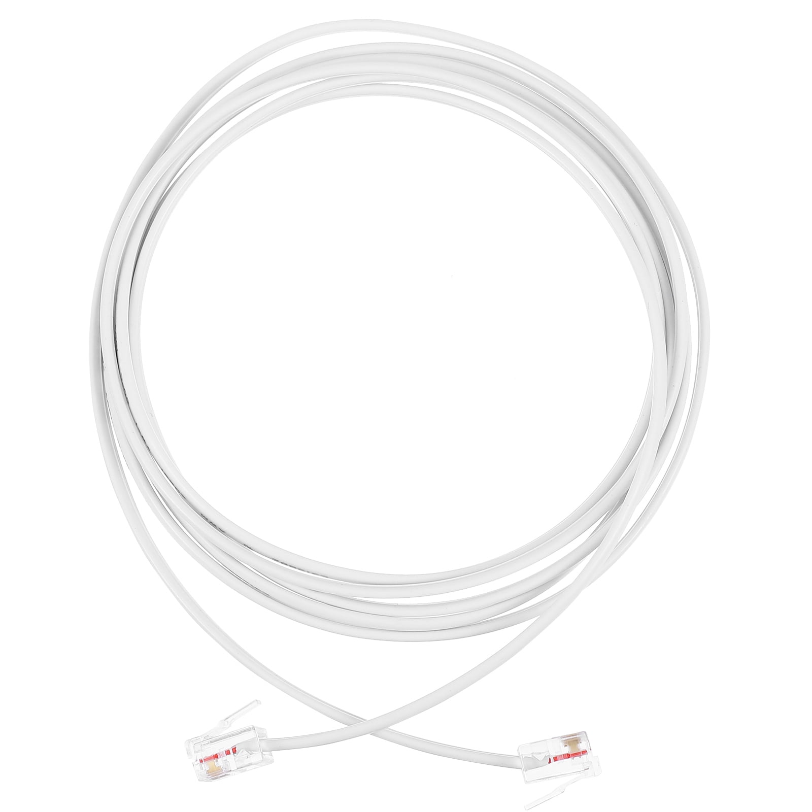 TUIBELYN Telephone Cable 2-Core RJ11 Plug Telephone Cord Replacement 2m ...