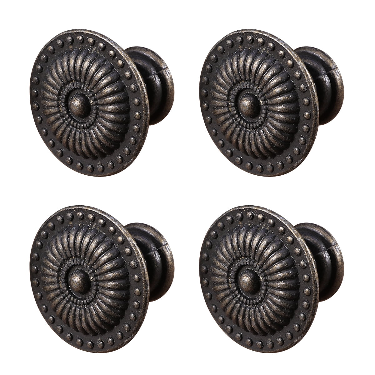 TUIBELYN Vintage Cabinet Knobs with Mounting Screws (4pcs) - Walmart.com
