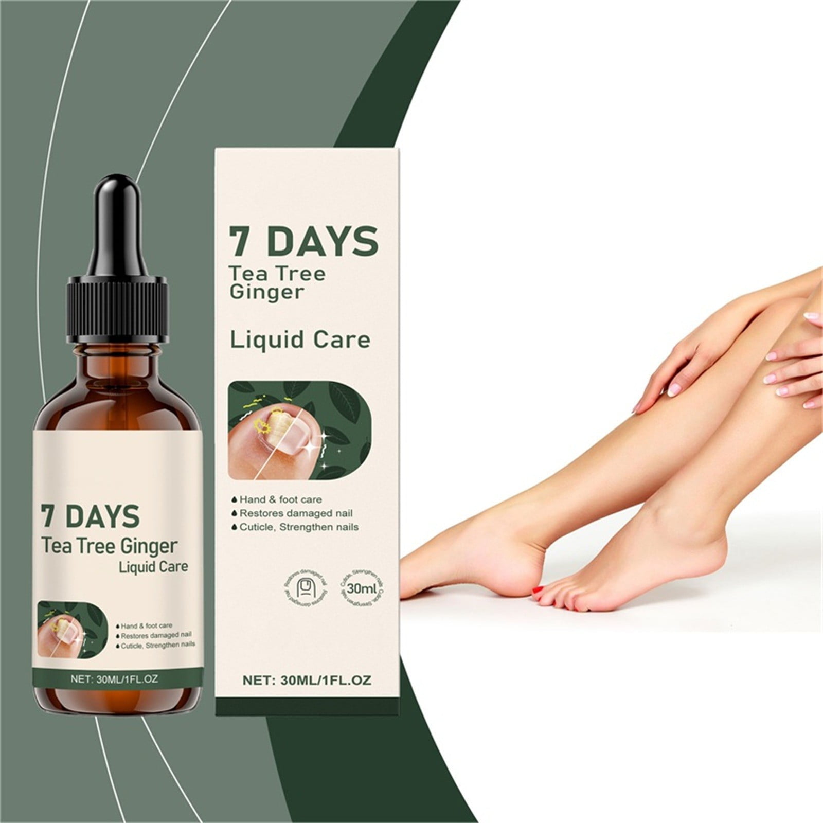 TUITOONM 7 Days Nail Ginger Nail Growth Oil, 1.01 fl oz Serum for Multi ...