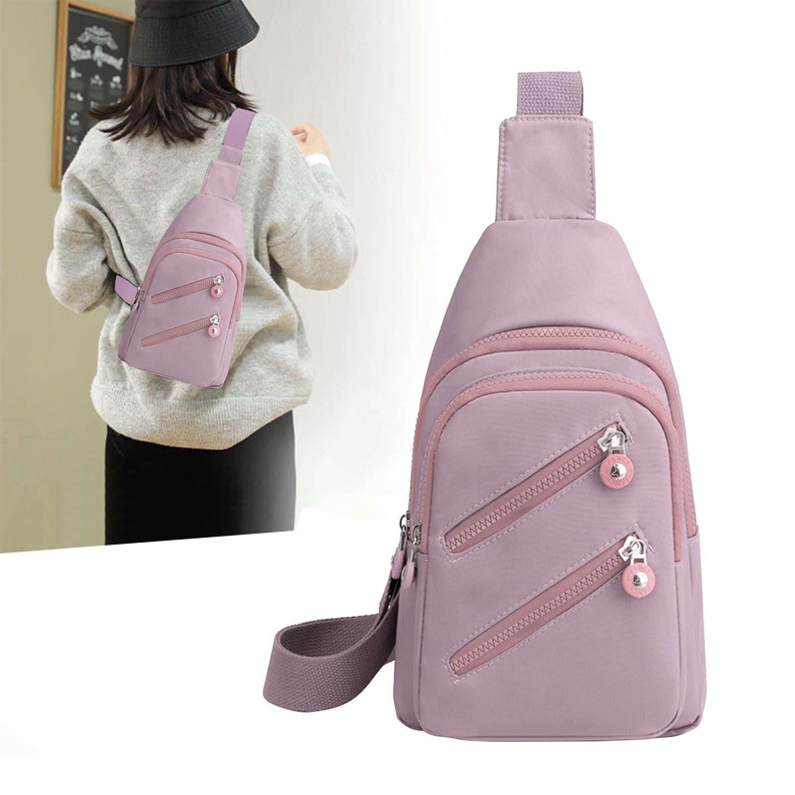TUITOONM Crossbody Bag Strap Bag Crossbody Backpack With Strap Backpack ...