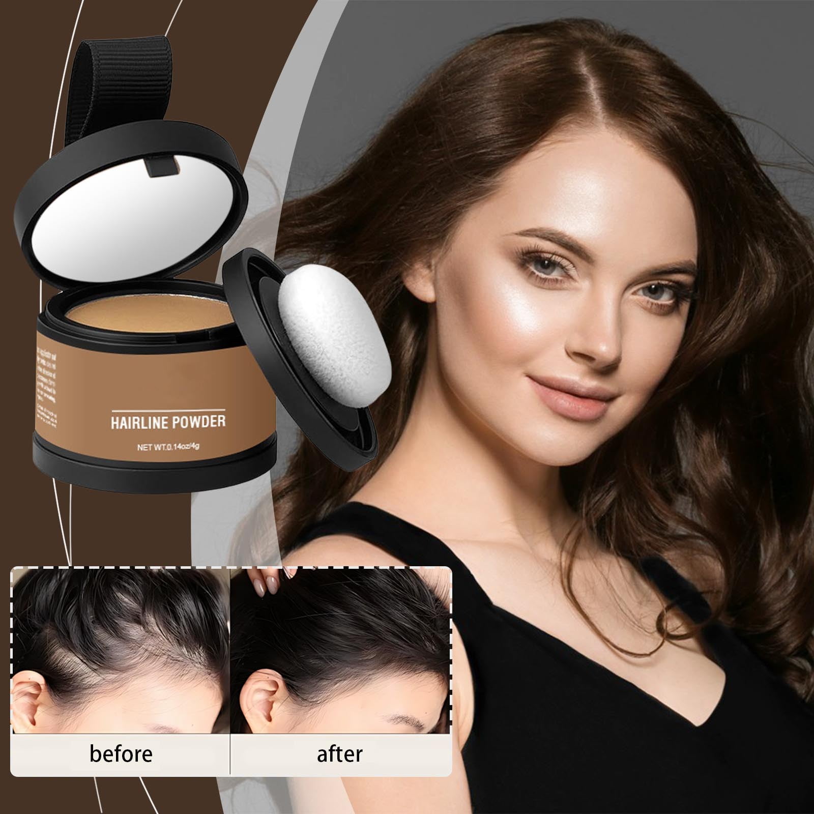 TUITOONM Hairline Shadow Powder: 0.14 oz Contouring Powder for High ...