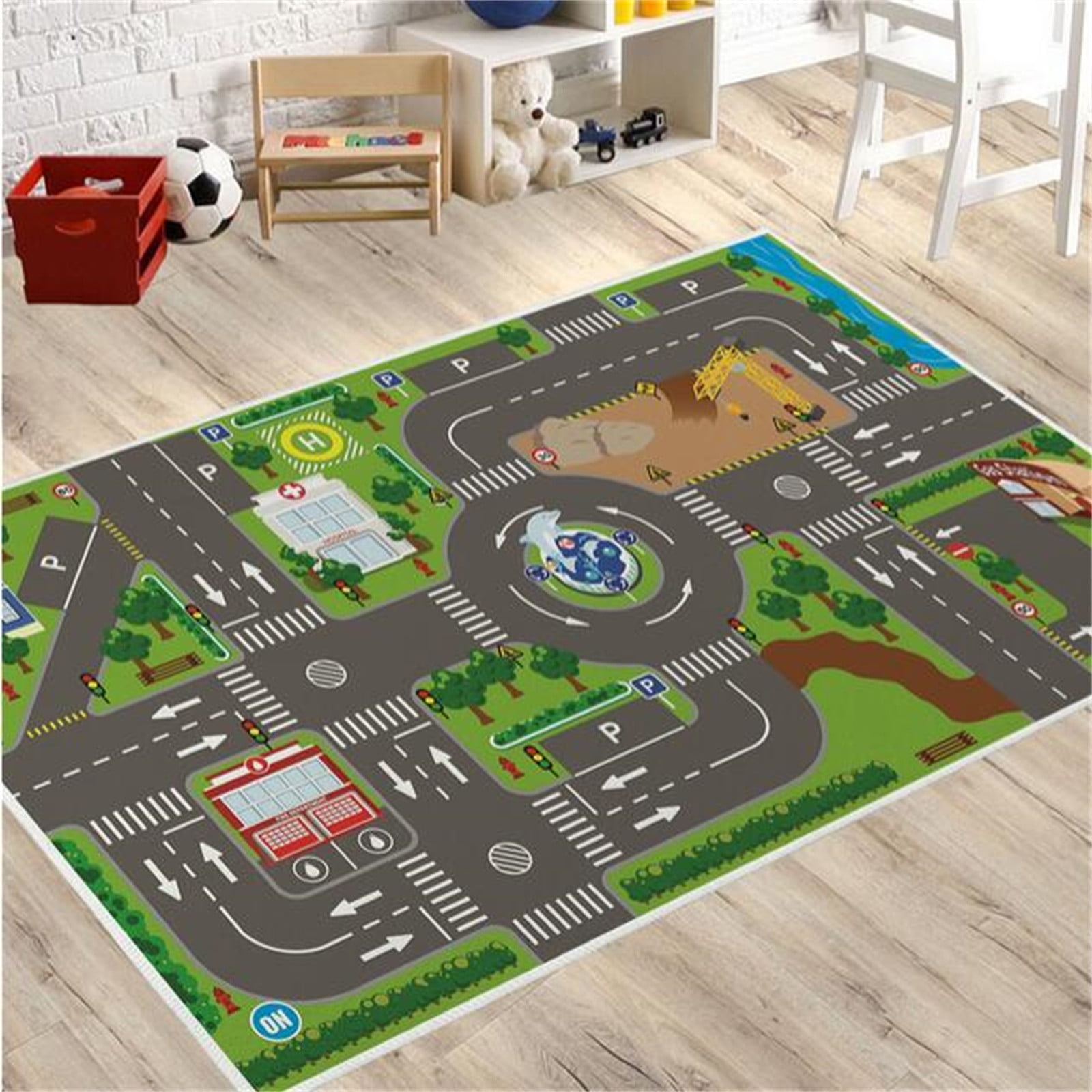 TUITOONM Kids Play Rugs Creative Durable Carpet Playmat Rug Creative ...