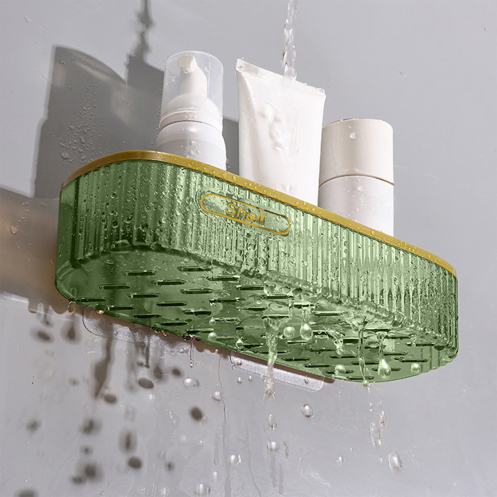 TUITOONM Shower Caddy Multifunctional Shower Organizer Wall Mounted No ...