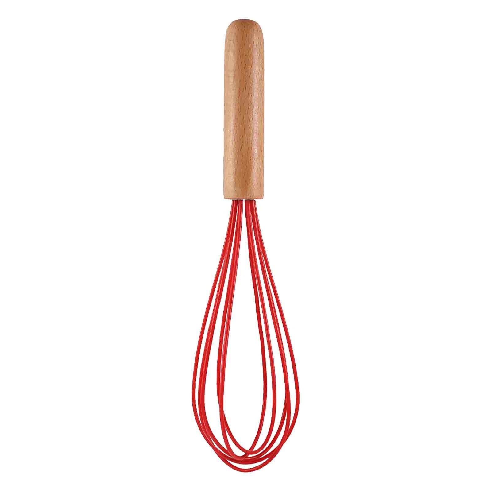 TUITOONM Upgraded Handheld Eggs Beater Mixer Wooden Handle Kitchen ...