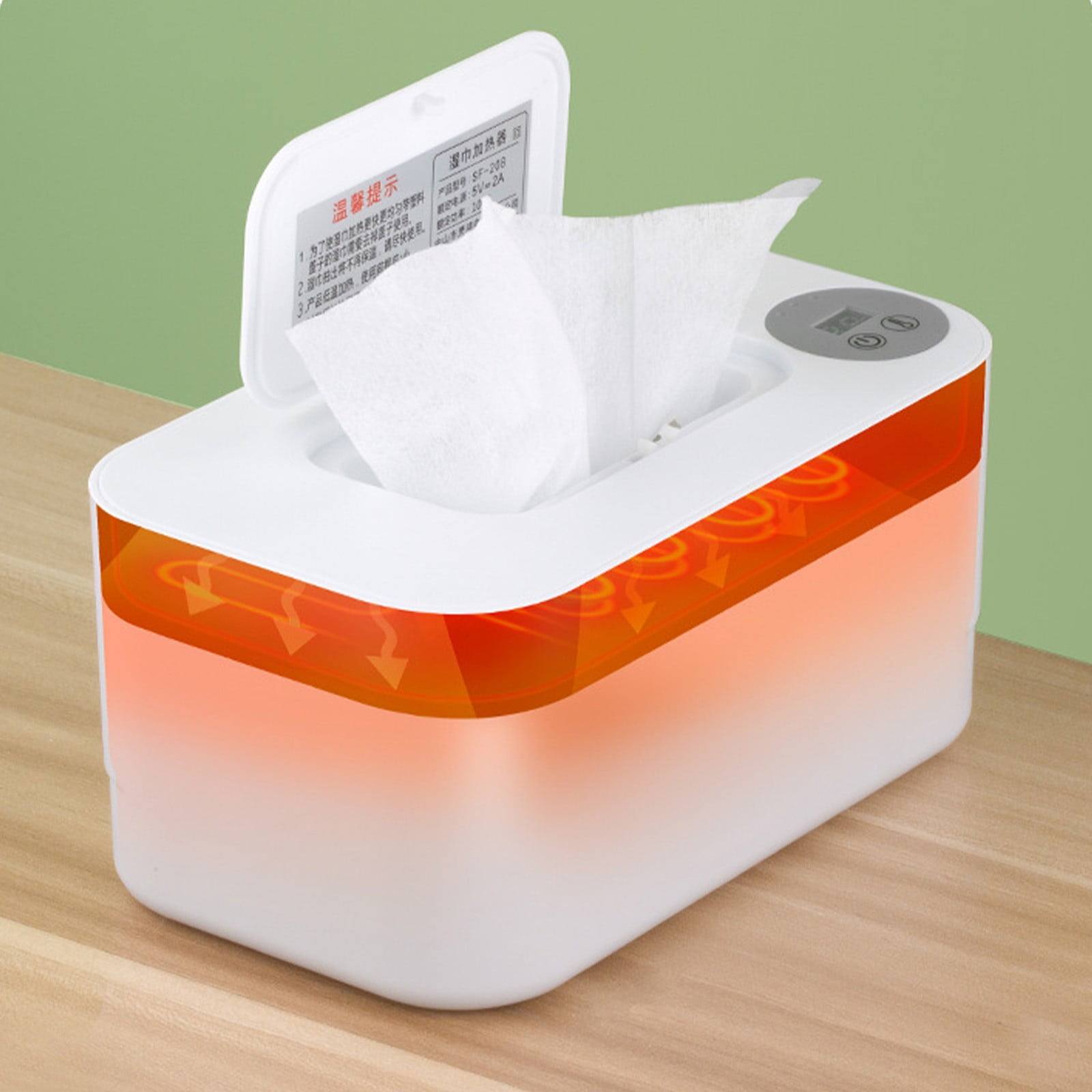 TUITOONM Wipe Warmer Intelligent and Temperature Control Wet Wipes ...