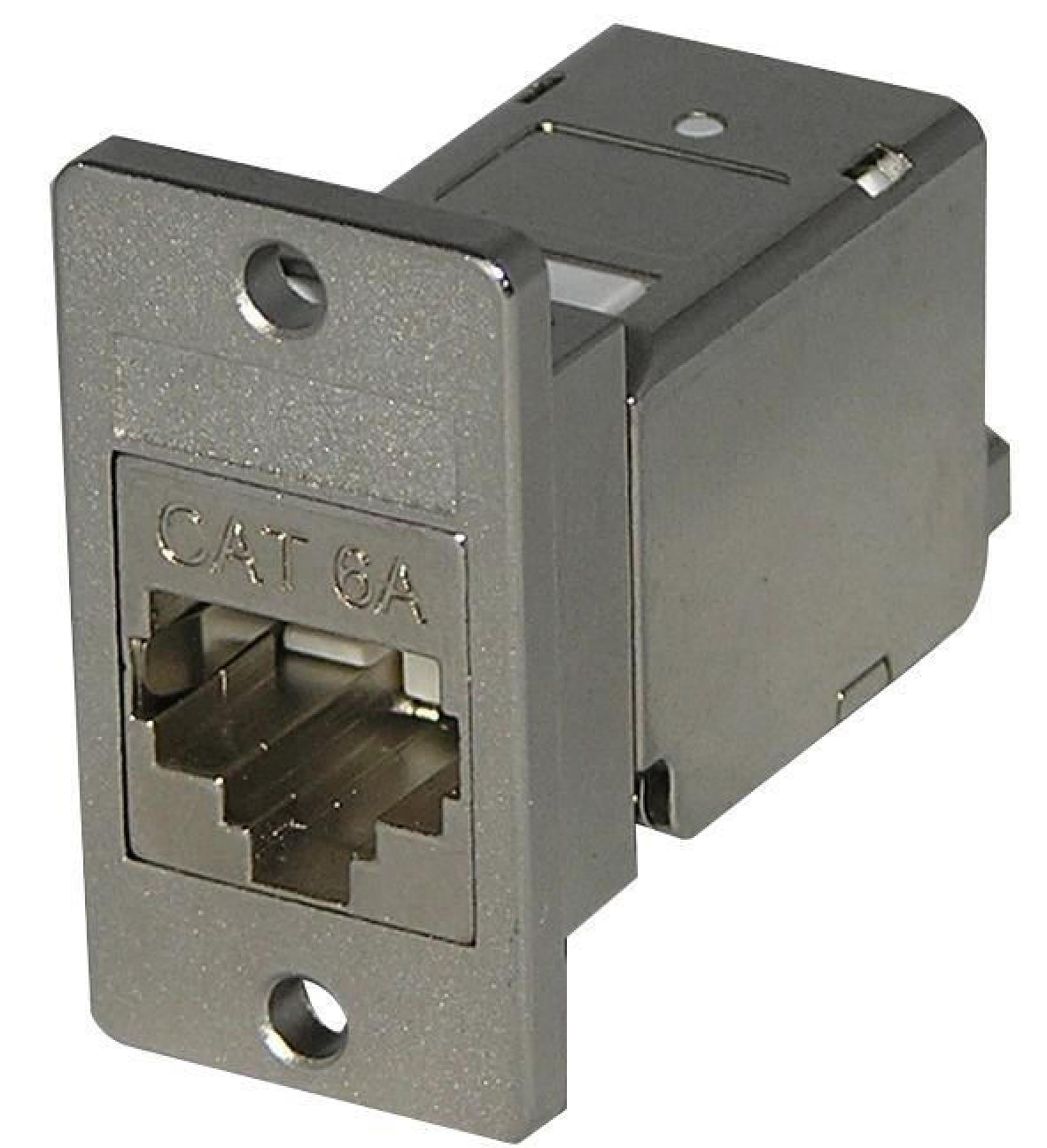 TUK - Cat6A Shielded Panel Mount Socket - Walmart Business Supplies