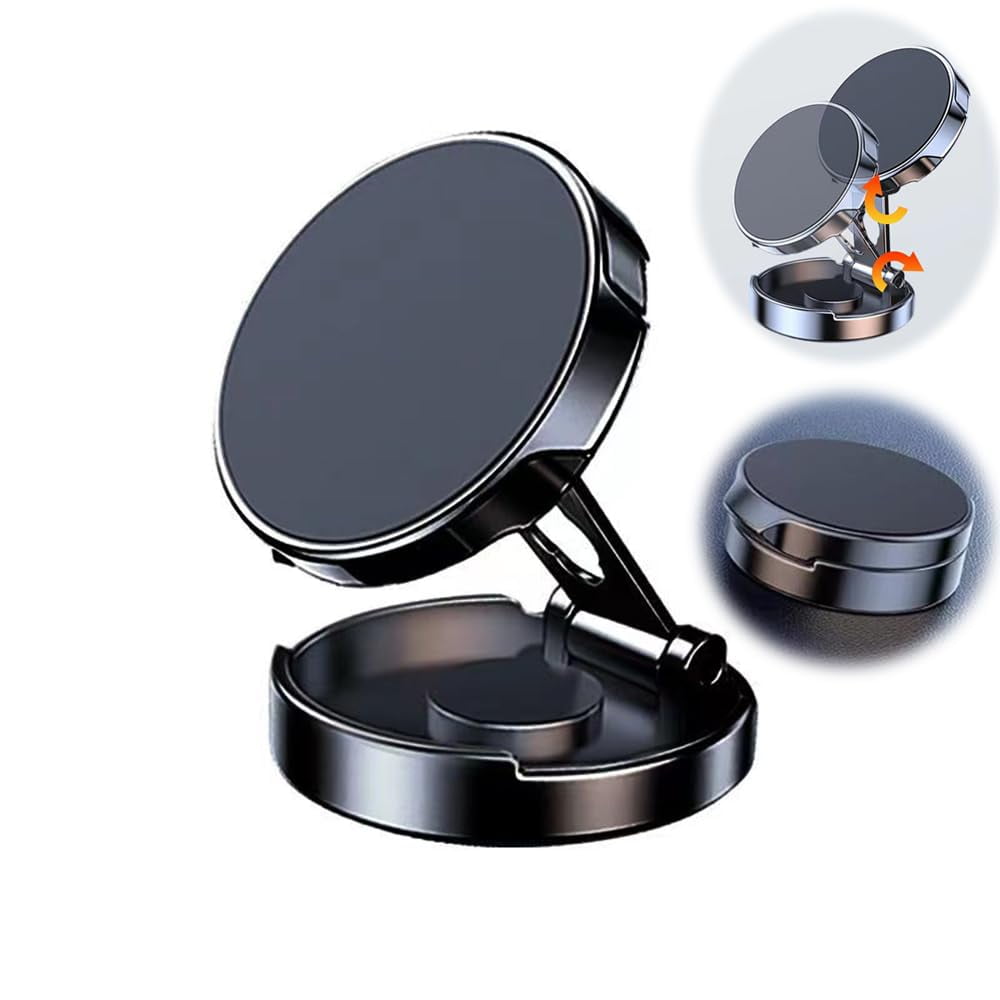 TUKEFEV Magnetic Phone Car Mount Patch Folding Universal Dashboard Cell ...