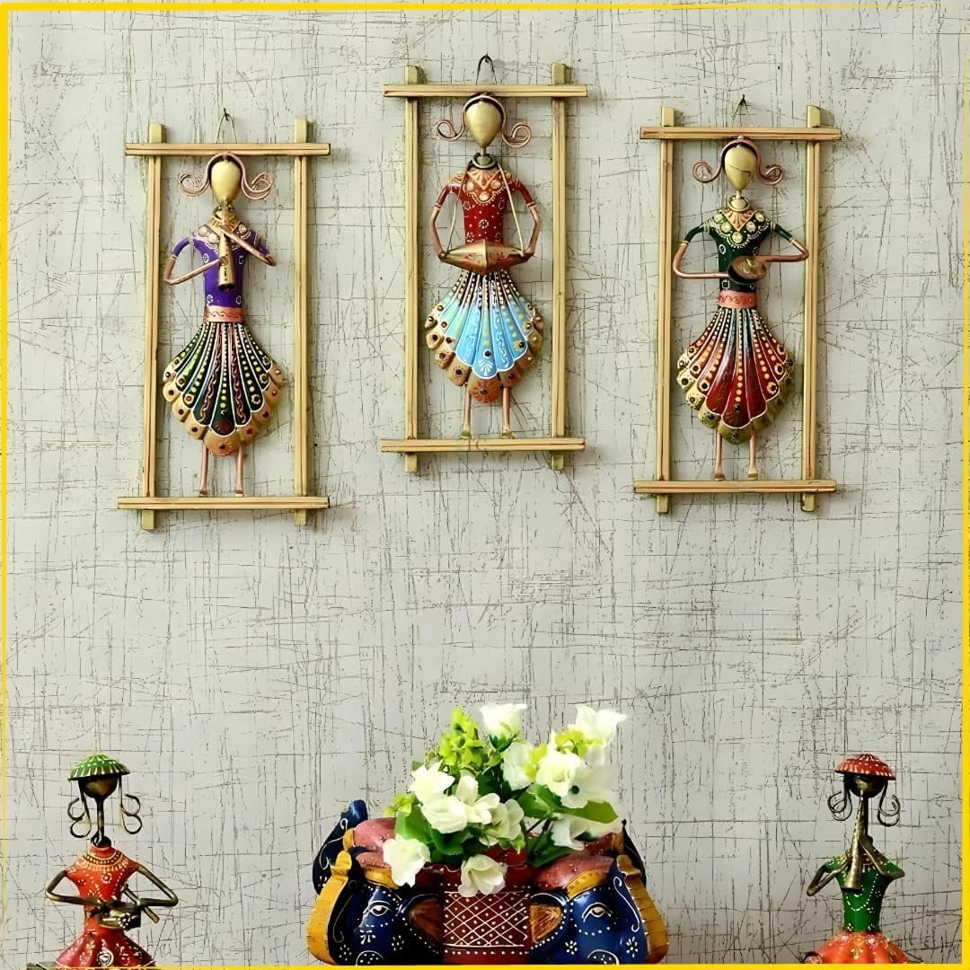 TUKKU COLLECTION Rajasthani Multicolour Wall Frame Handcrafted Wall ...