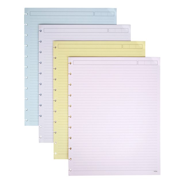 TUL® Discbound Notebook Refill Pages, Letter Size, Narrow Ruled, 50 ...
