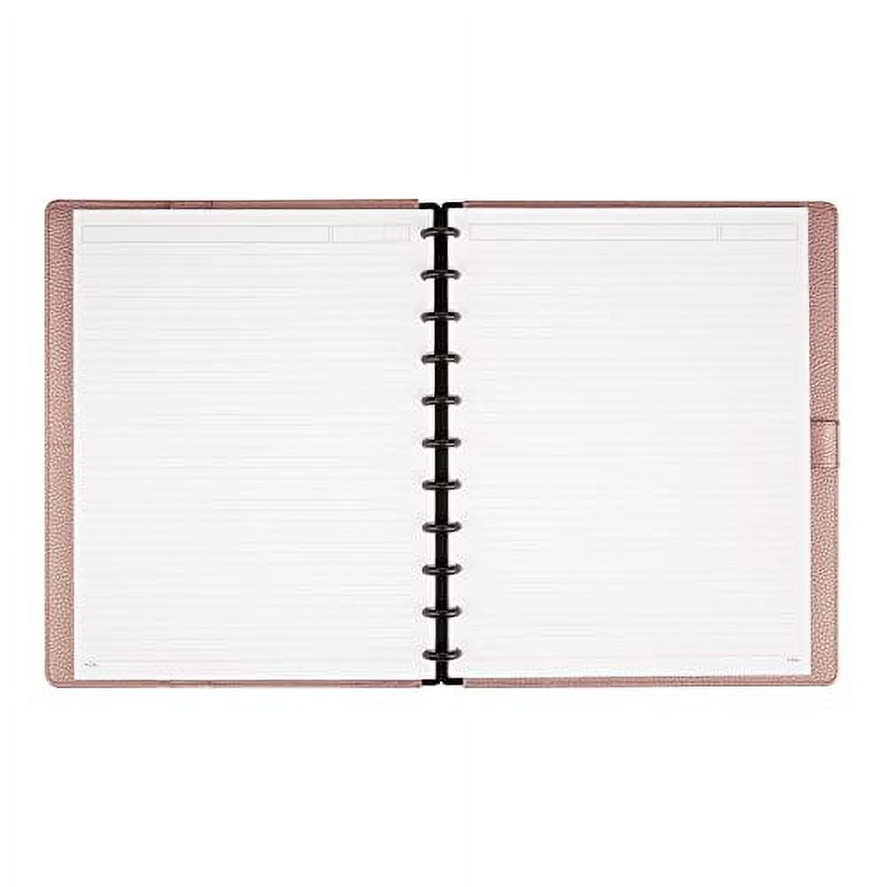 TUL® Discbound Notebook With Pebbled Leather Cover, Letter Size, Narrow ...
