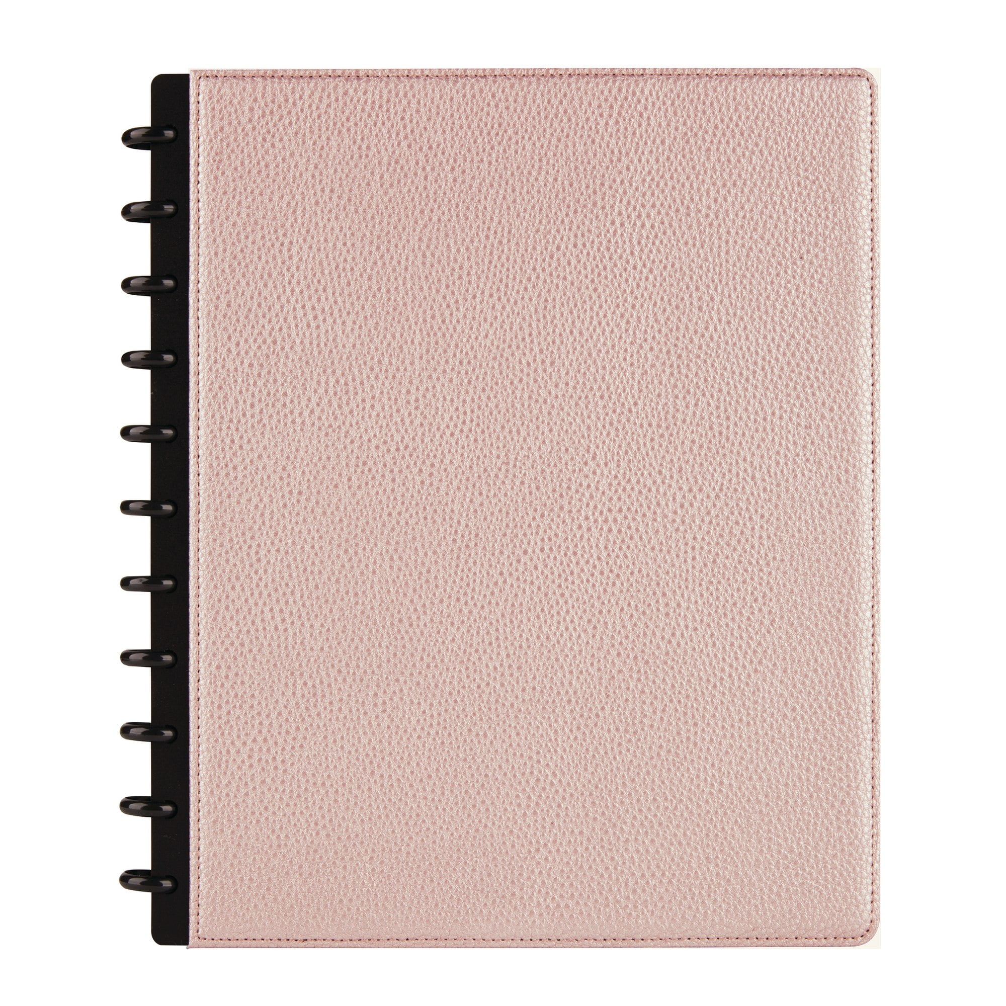 TUL® Discbound Notebook With Pebbled Leather Cover, Letter Size, Narrow ...
