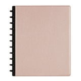 TUL® Discbound Notebook With Pebbled Leather Cover, Letter Size, Narrow ...