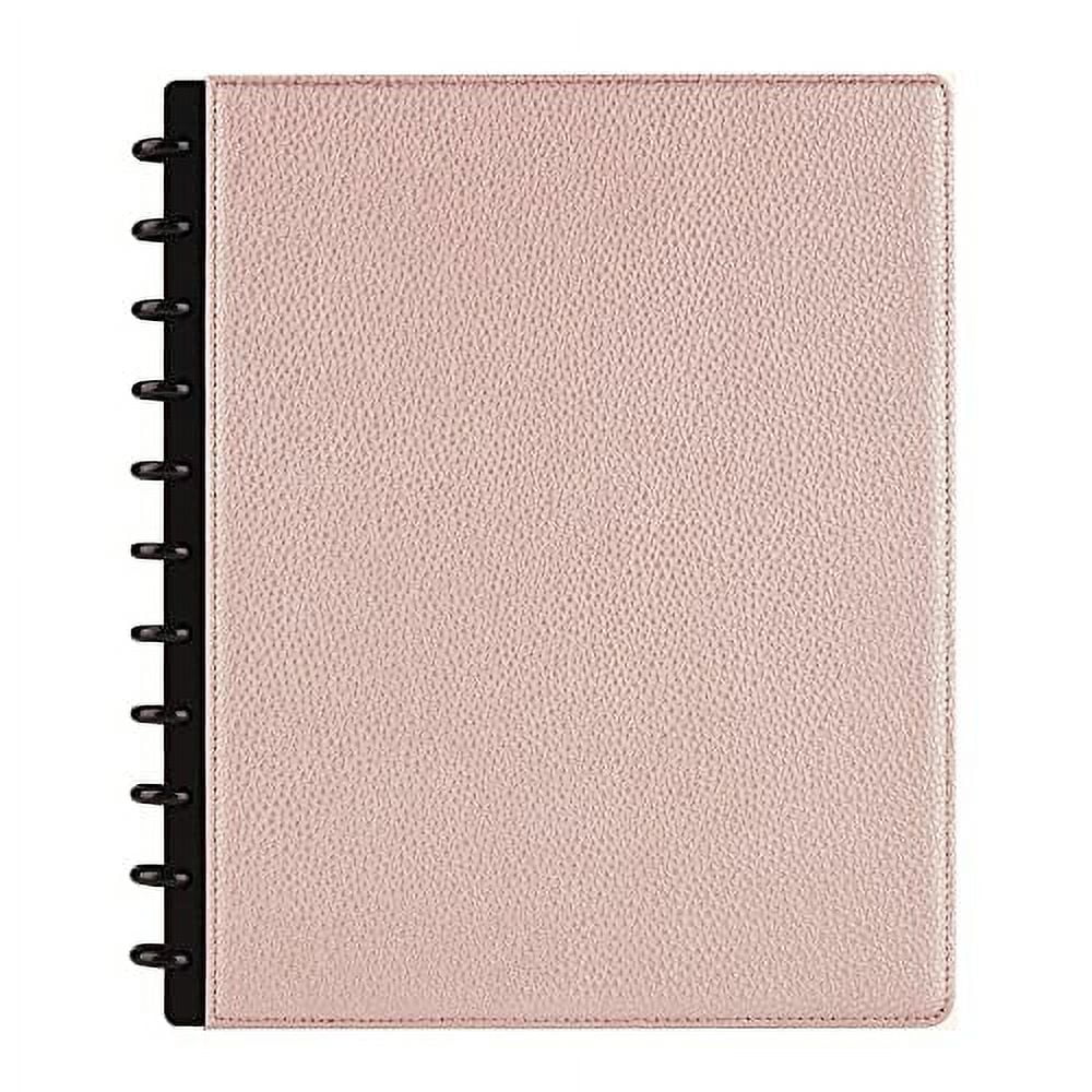 TUL® Discbound Notebook With Pebbled Leather Cover, Letter Size, Narrow ...