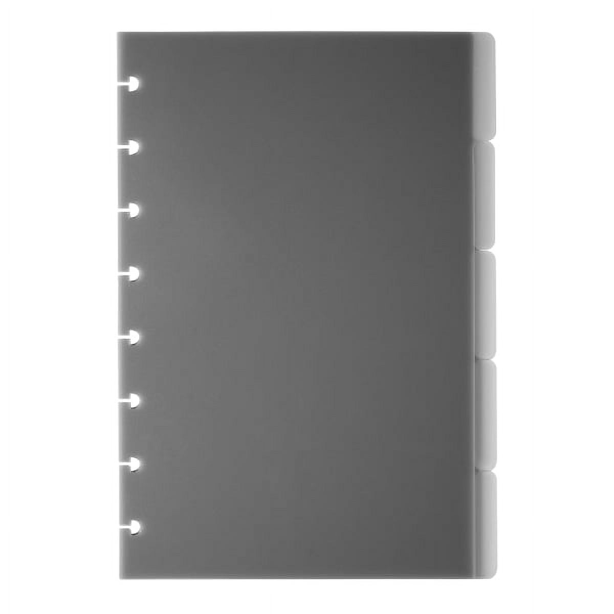 TUL® Discbound Tab Dividers, Junior Size, Gray, Pack Of 10 Dividers ...