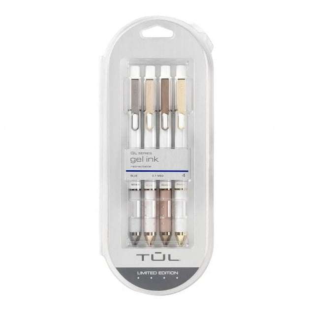 TUL Office Supplies Set - GL Series Retractable Gel Pens, Medium Point ...