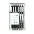 TUL Office Supplies: Retractable Gel Pens, Fine Point, 0.5mm, Gray ...