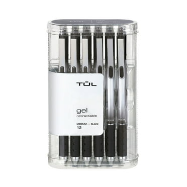 TUL BP3 Retractable Ballpoint Pens, Fine Point, 0.8mm, Black Ink ...