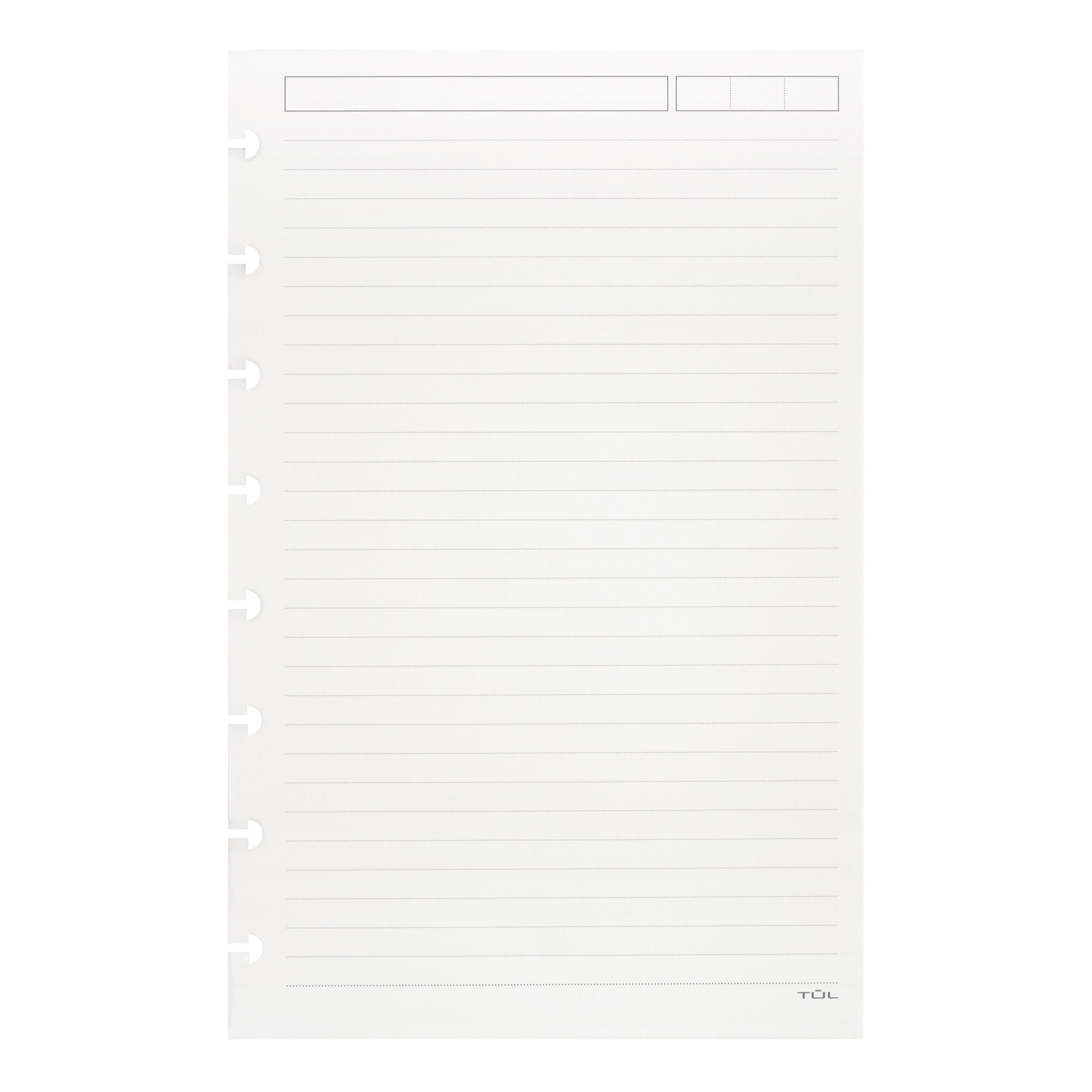 TUL ODJRNBK-RF-NT Custom Note-Taking System Filler Pages, 5.5 x 8.5, 50 ...