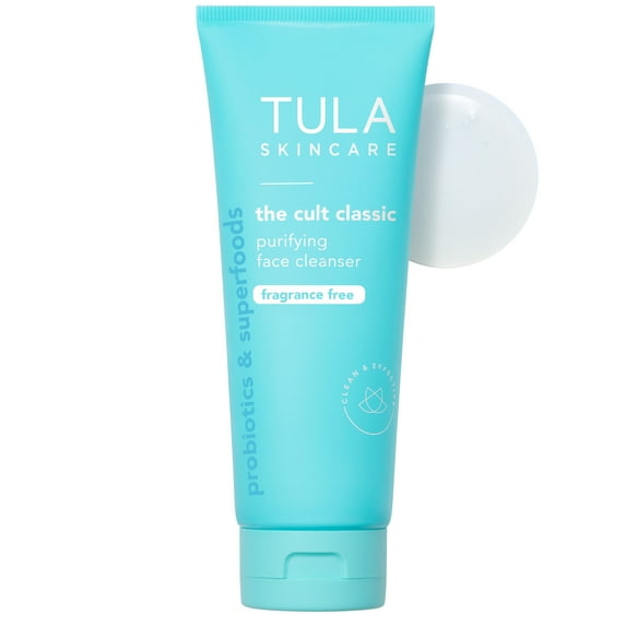 TULA Skin Care, Cult Classic Purifying Face Cleanser, Fragrance-Free, 6 ...