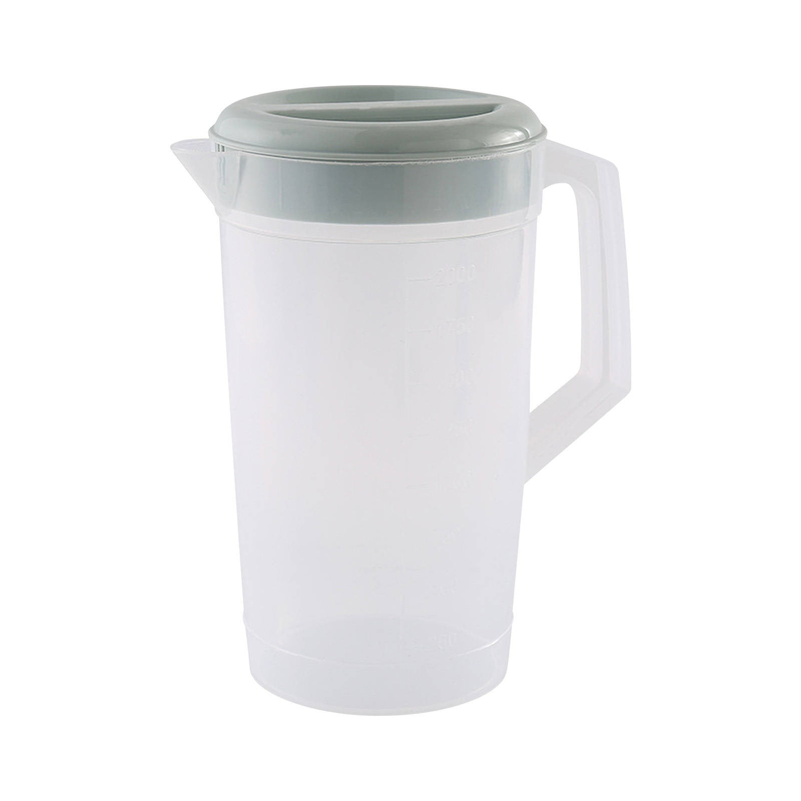TULUDA 0.44 Gallon/2 Litre Plastic Pitcher with Lid Mix Drinks Water ...