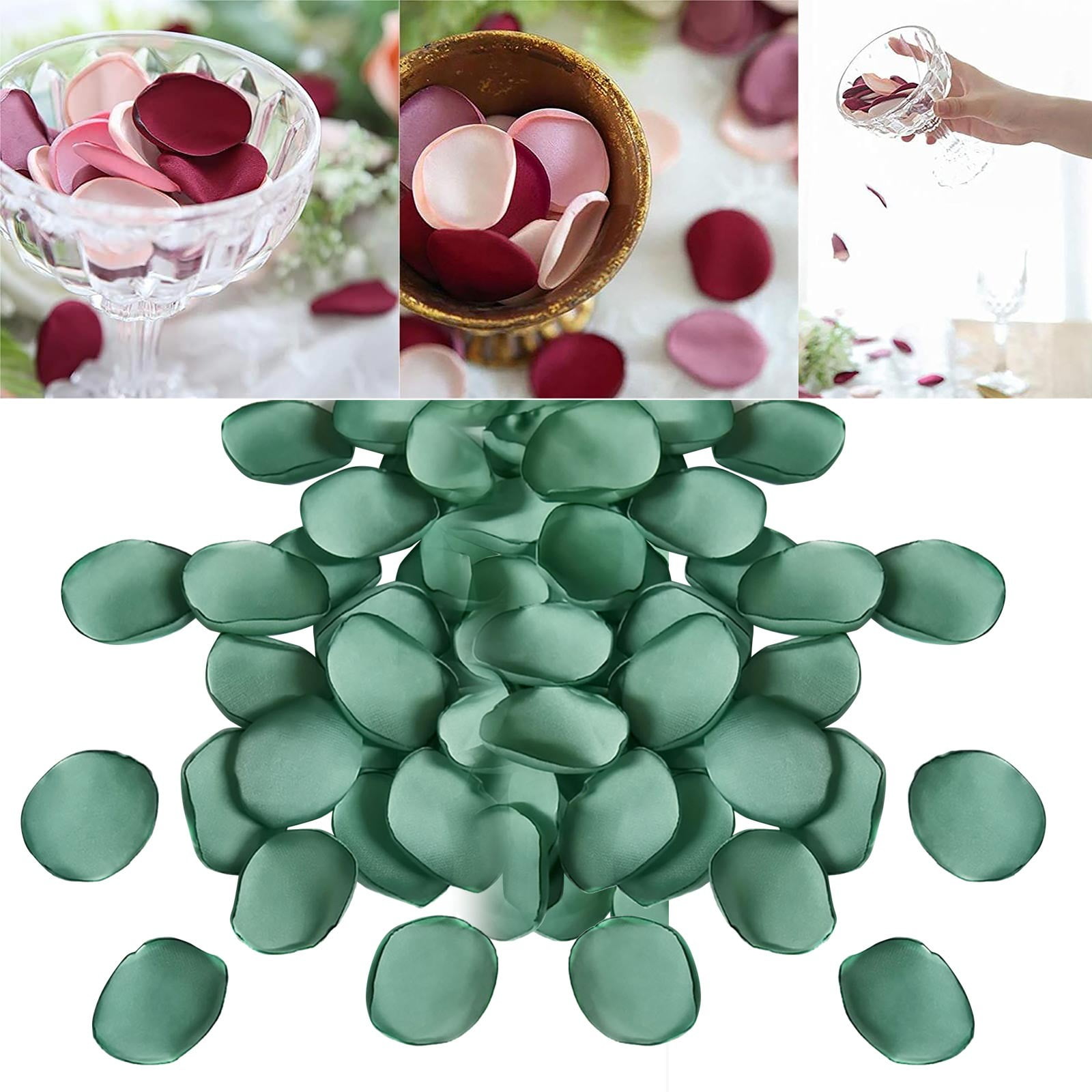 TULUDA 200 Pcs Rose Petals Satin Flower Petals, Elegant for Wedding ...