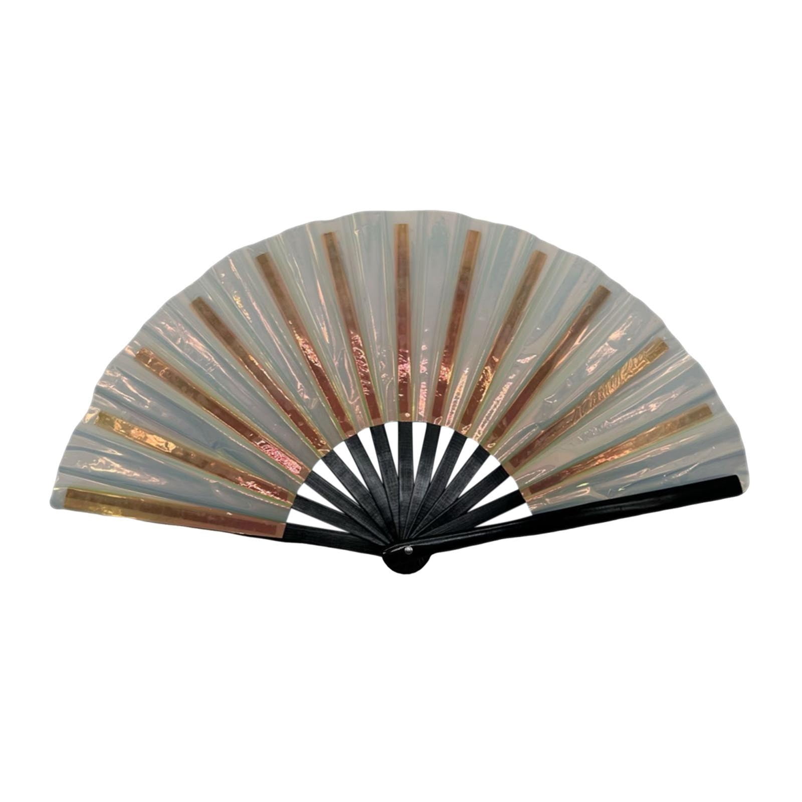 TULUDA Clearance Boots on The Ground Hand Fan, Large Holographic ...