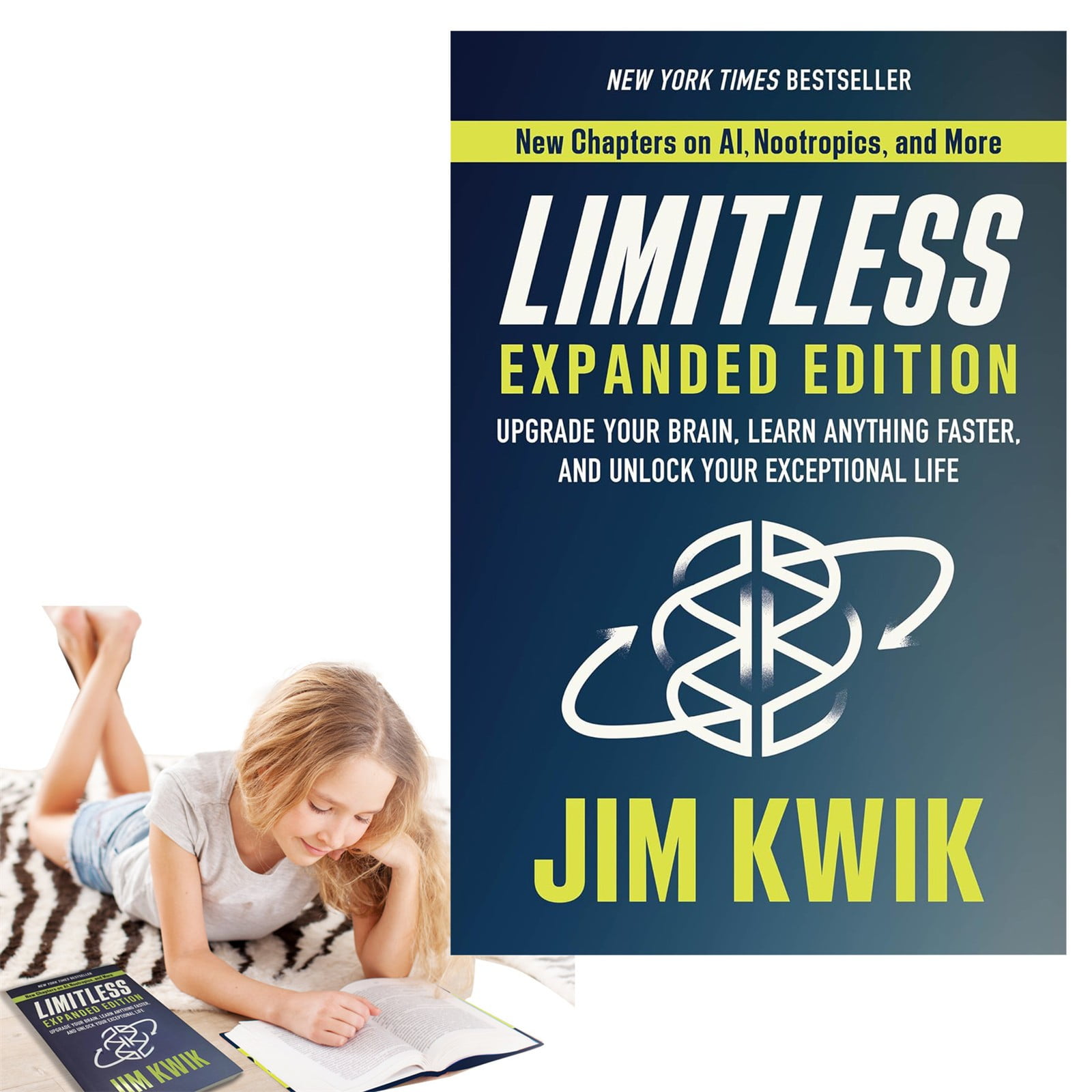 TULUDA Free Shipping Jim Kwik: Limitless Expanded Edition, Upgrade Your ...