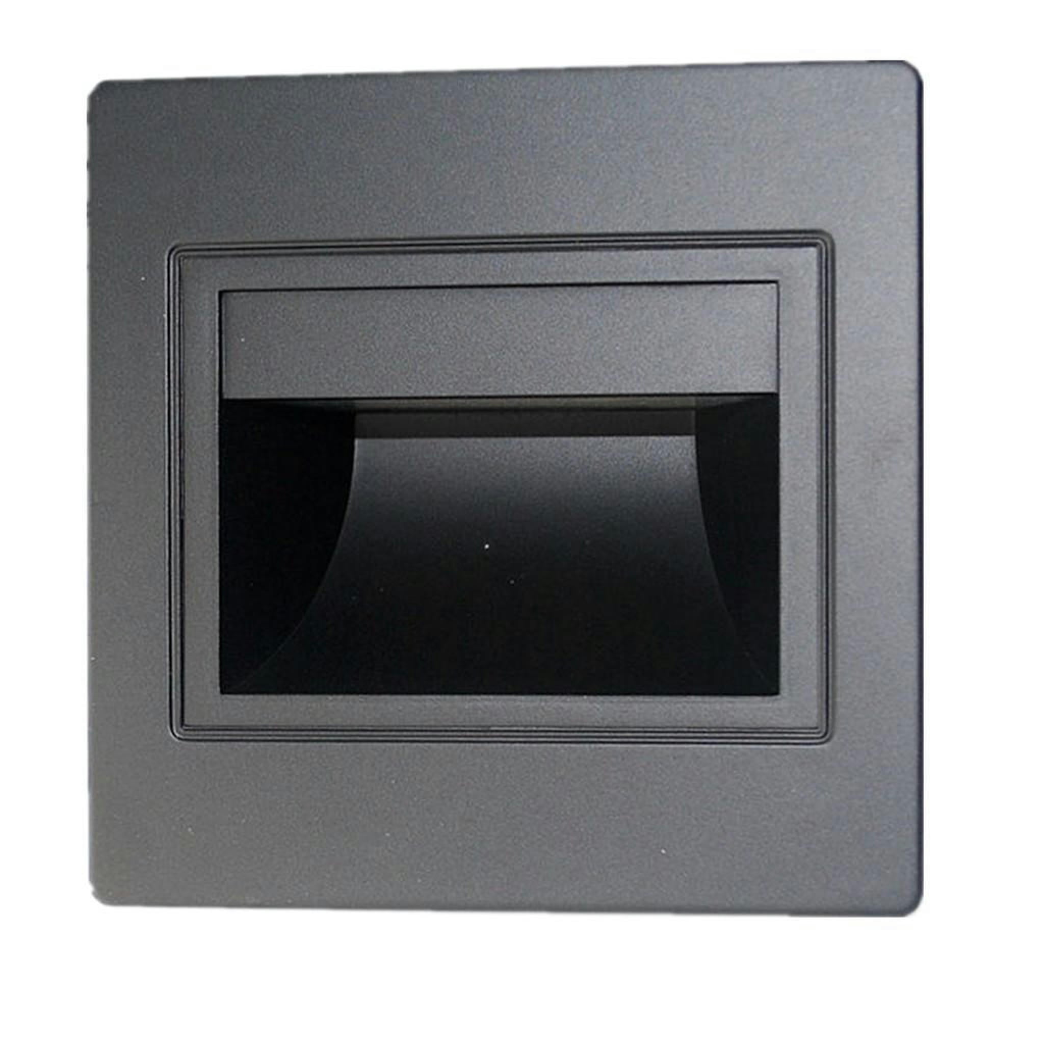 TUMALL 1.5W LED Recessed Wall Lamp Fixture Stair Light White/ Step ...