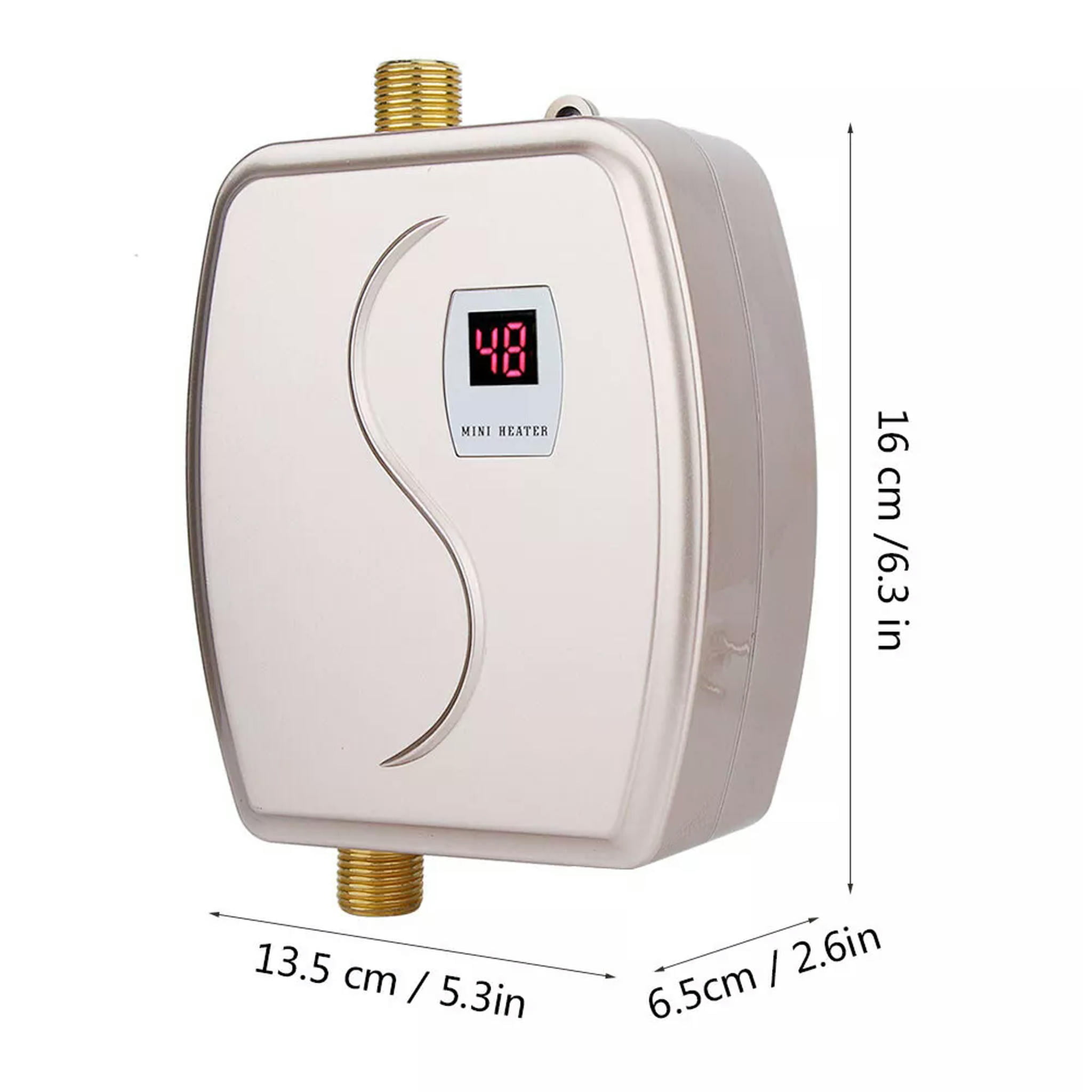 TUMALL 220V -240V 3000W Mini Electric Tankless Hot Water Heater ...