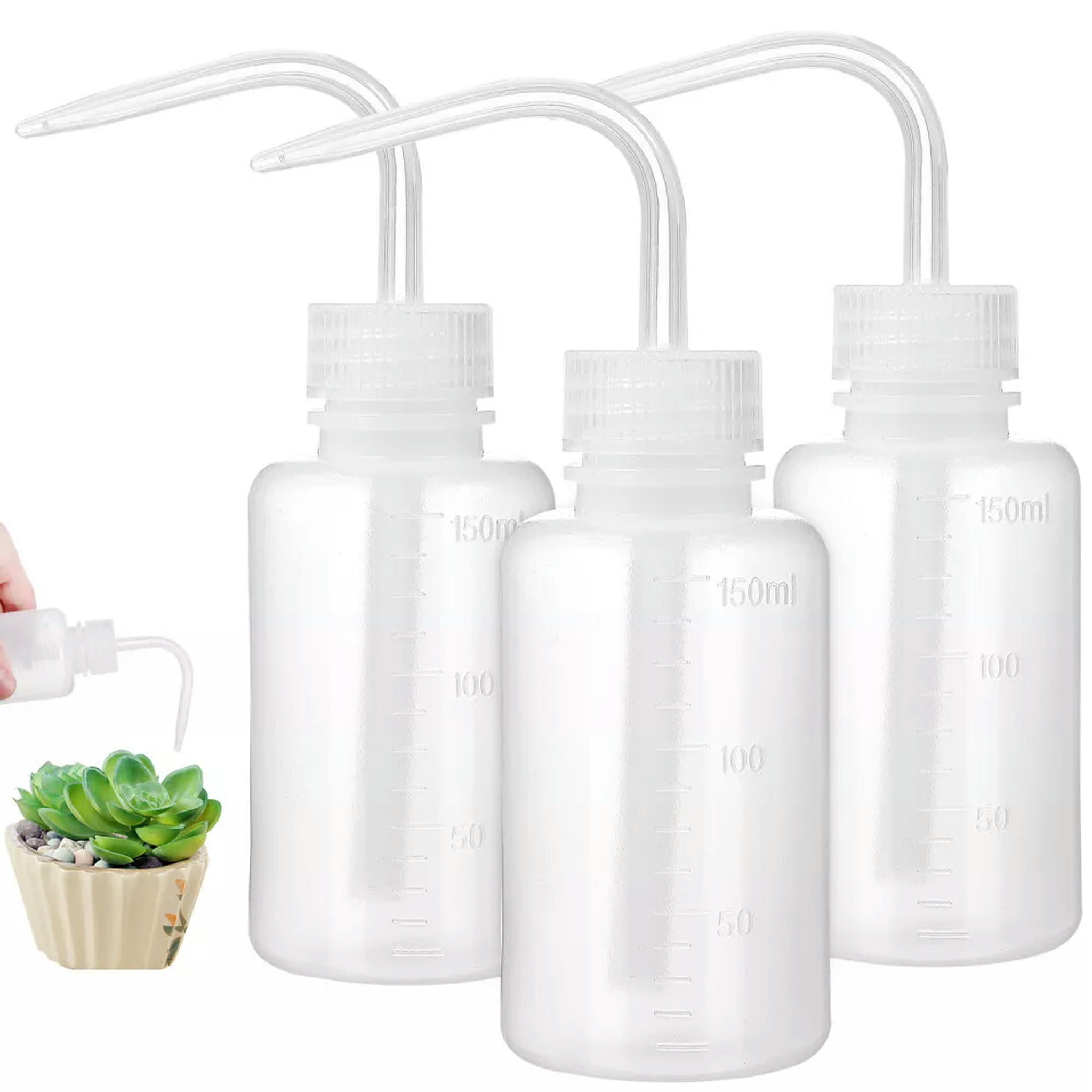 TUMALL 3 Pcs Safety Bottles Watering Cans for Indoor Plants Squeeze ...