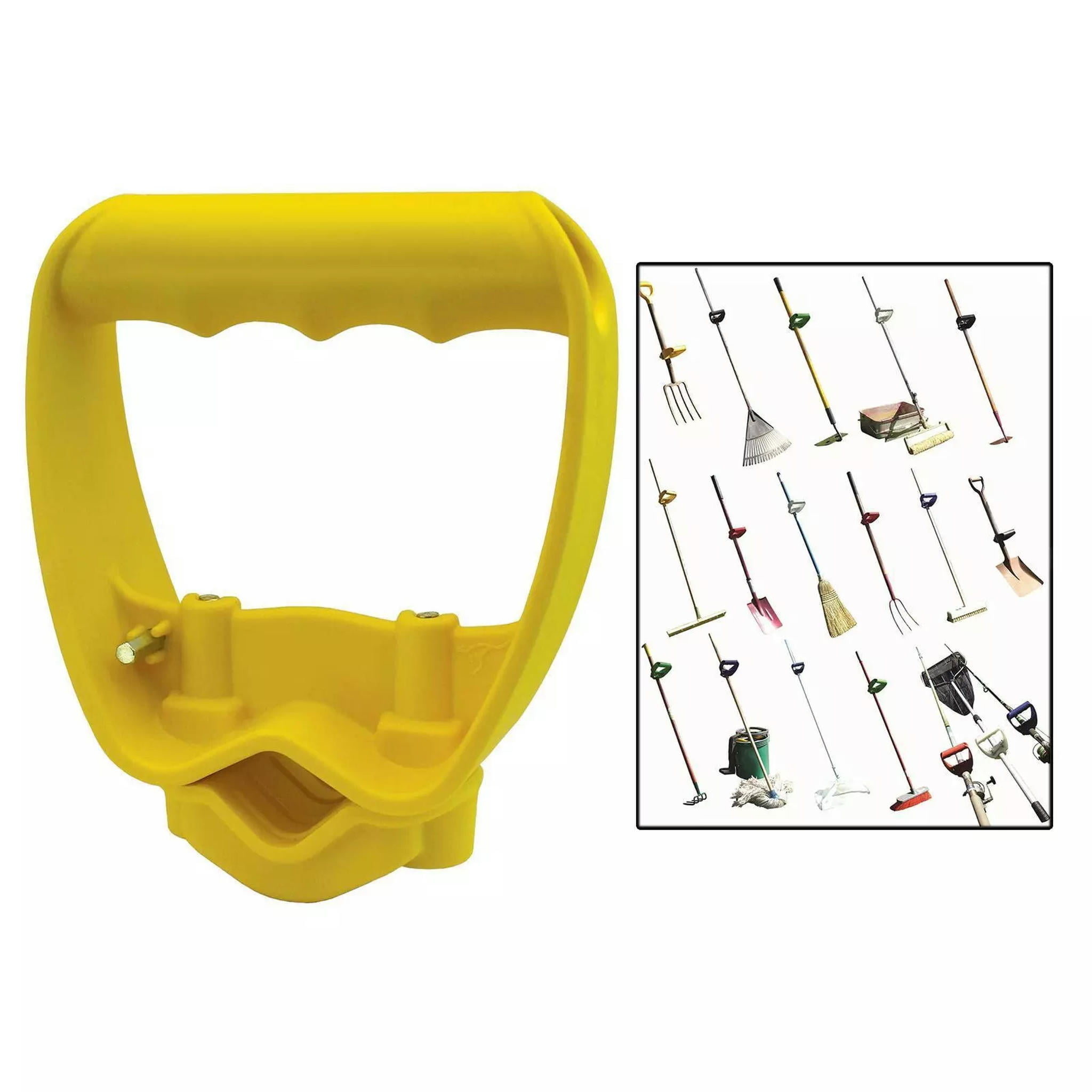 TUMALL Back Saving Tool Handle Attachment Rake Handle for Hoes Garden ...