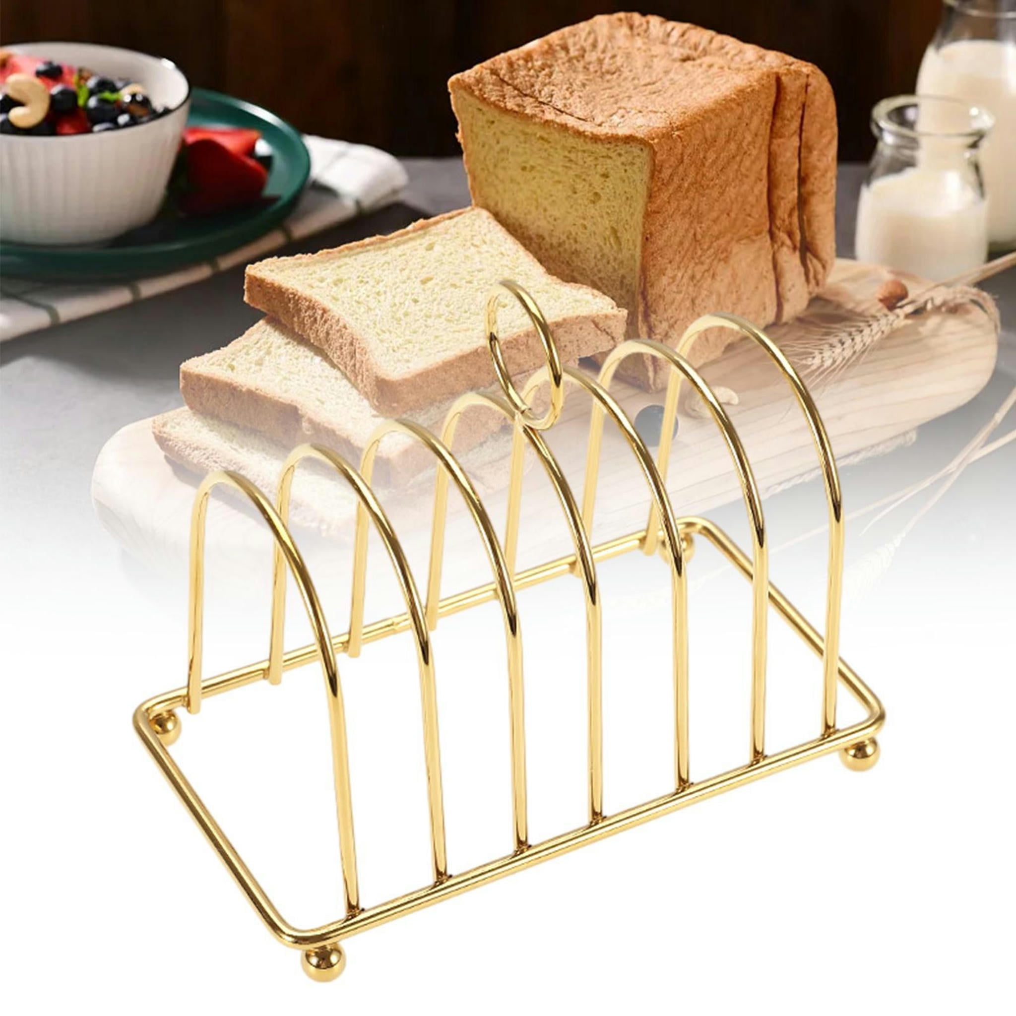 TUMALL Bread Loaf Stand Toast Rack Holder Display Tray Multipurpose ...
