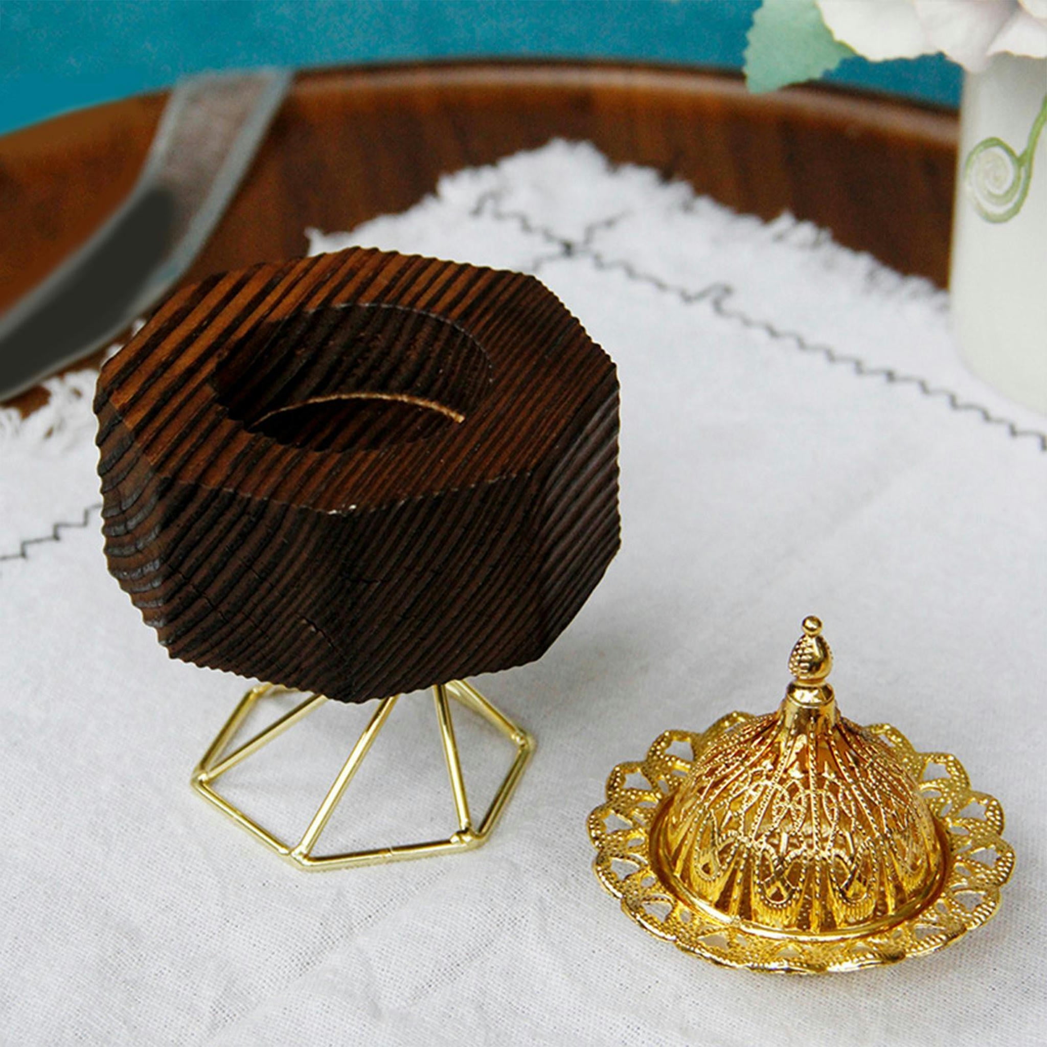 TUMALL Burner Arab Window-Black wood - Walmart.com