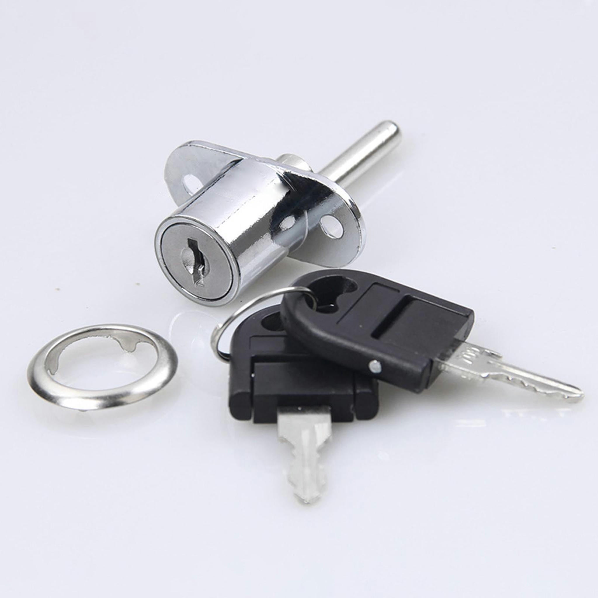 TUMALL Cabinet Push Plunger Lock Zinc Alloy Plunger Lock for Locker ...