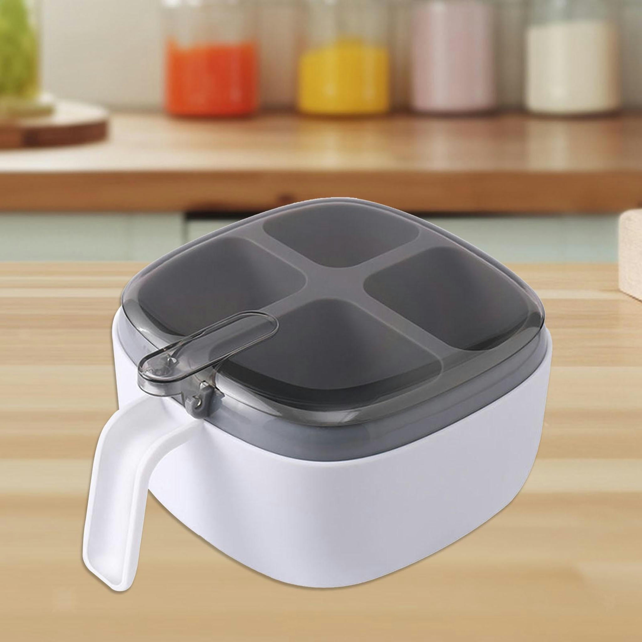 TUMALL Condiment Box Multi Compartments for Farmhouse Kitchen Counter ...