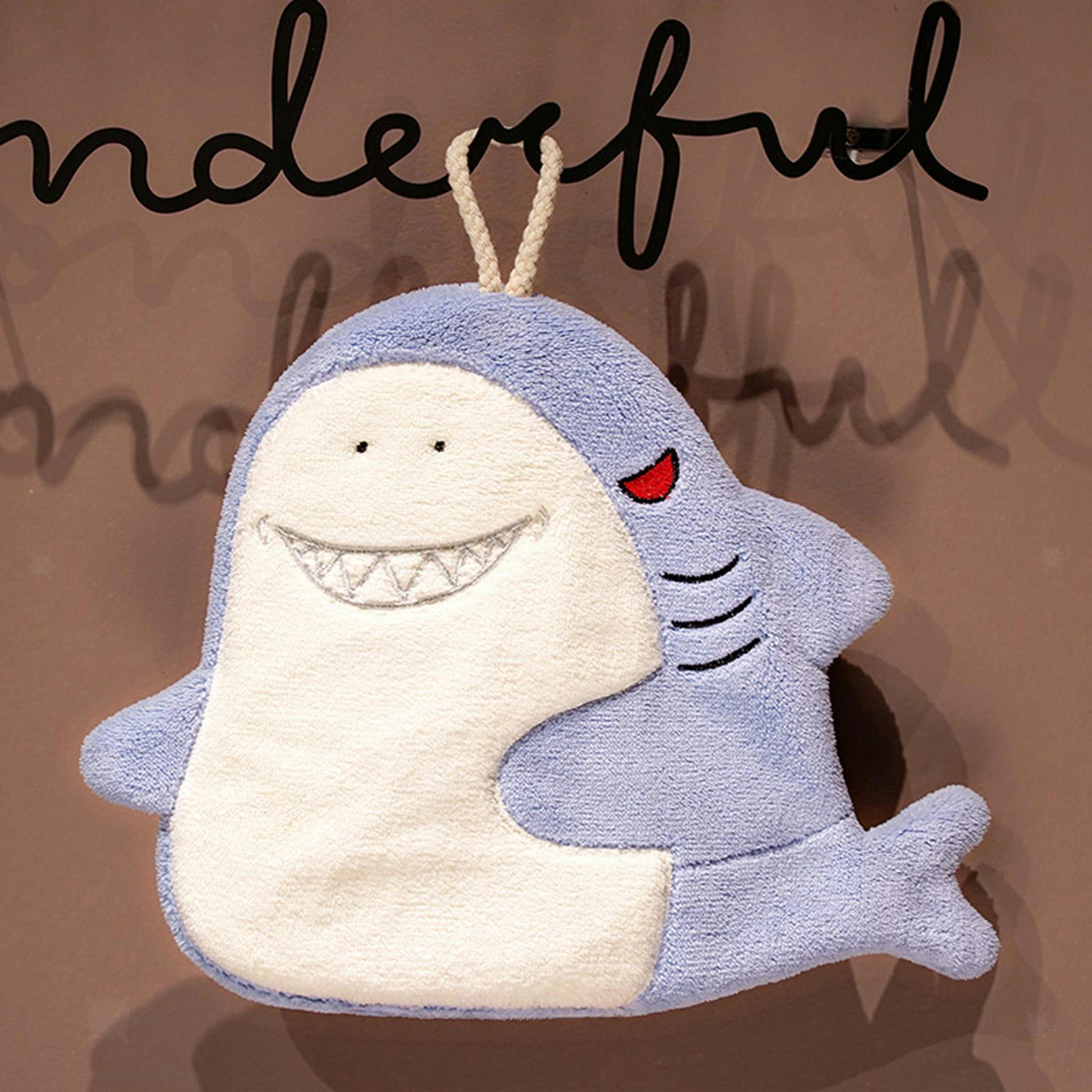 TUMALL Cute Wash Hand Towel with Hanging Loop,Cleaning Rag for Children ...